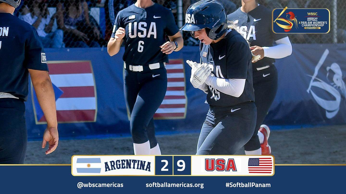 2022 Pan Am Women’s Championship: Aubrey Leach’s Home Run, Double ...