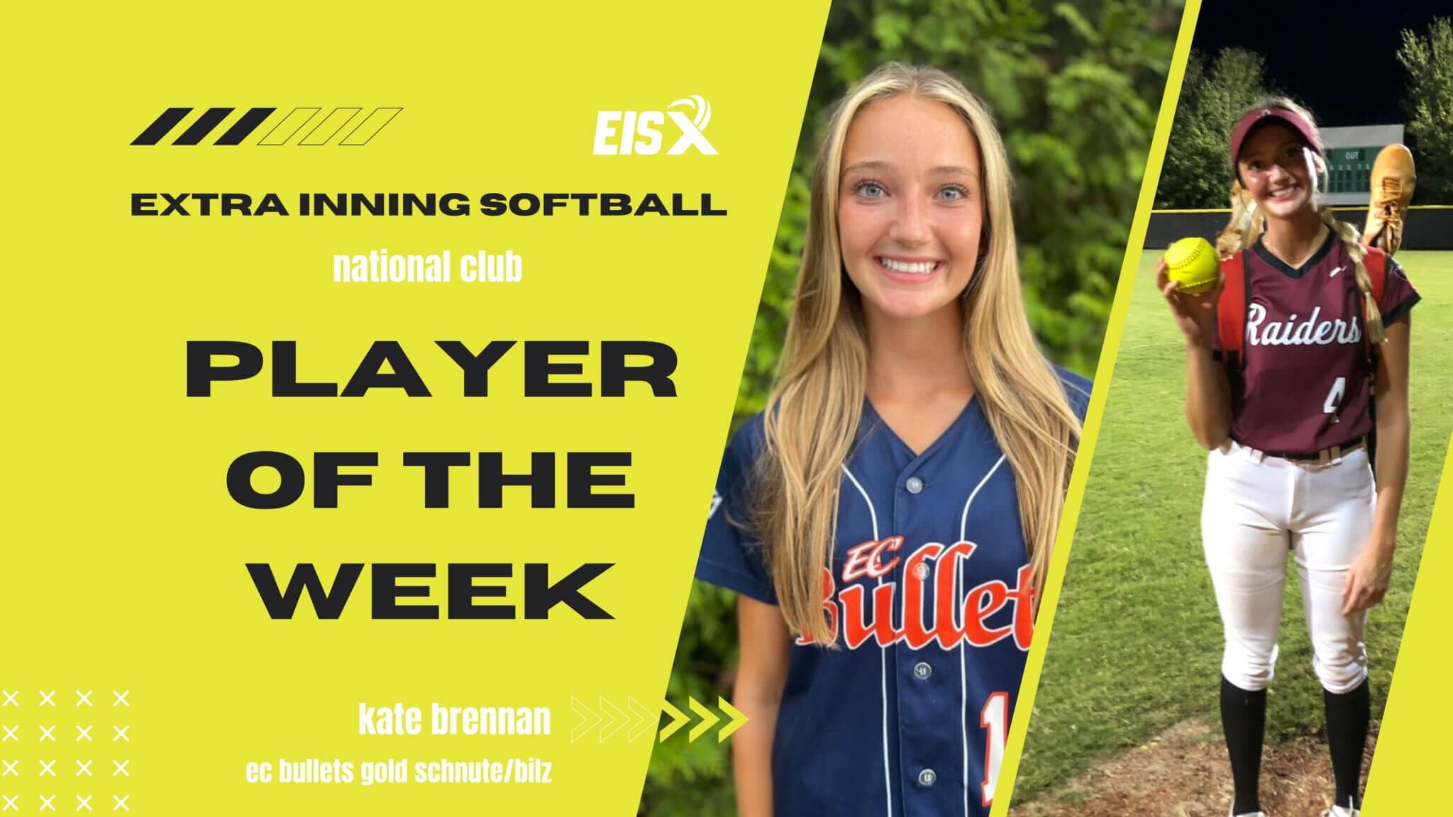 National Club Player of the Week (March 28, 2024) - Extra Inning Softball