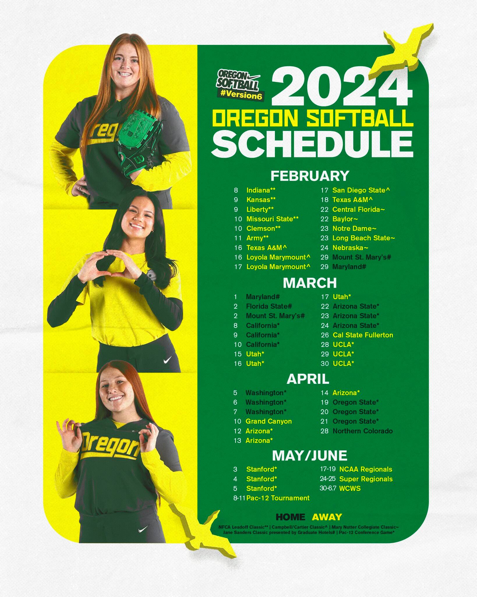 Melyssa Lombardi, Oregon Announce Ducks 2024 Schedule - Extra Inning ...