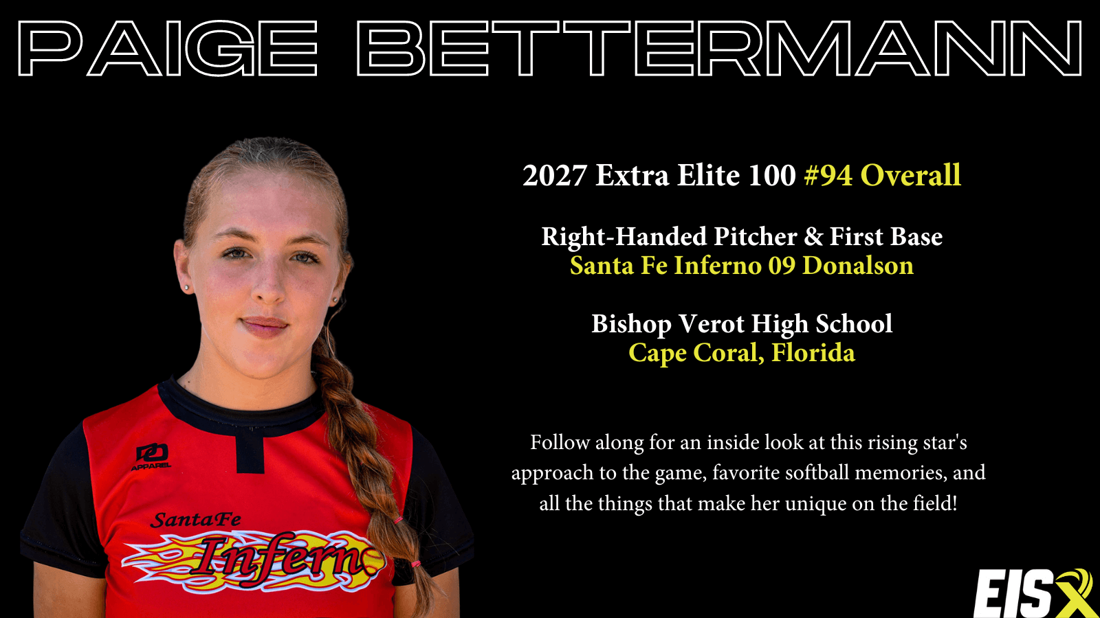 Extra Elite 100 Player Spotlight: Paige Bettermann, a Talented Pitcher ...