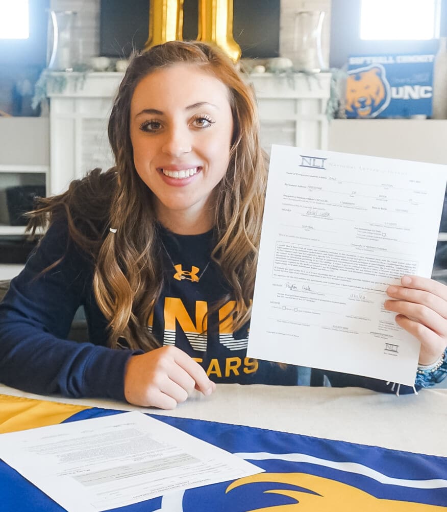 Signing Recap: Peyton Gale Signs with her Homestate Bears… & Got to ...