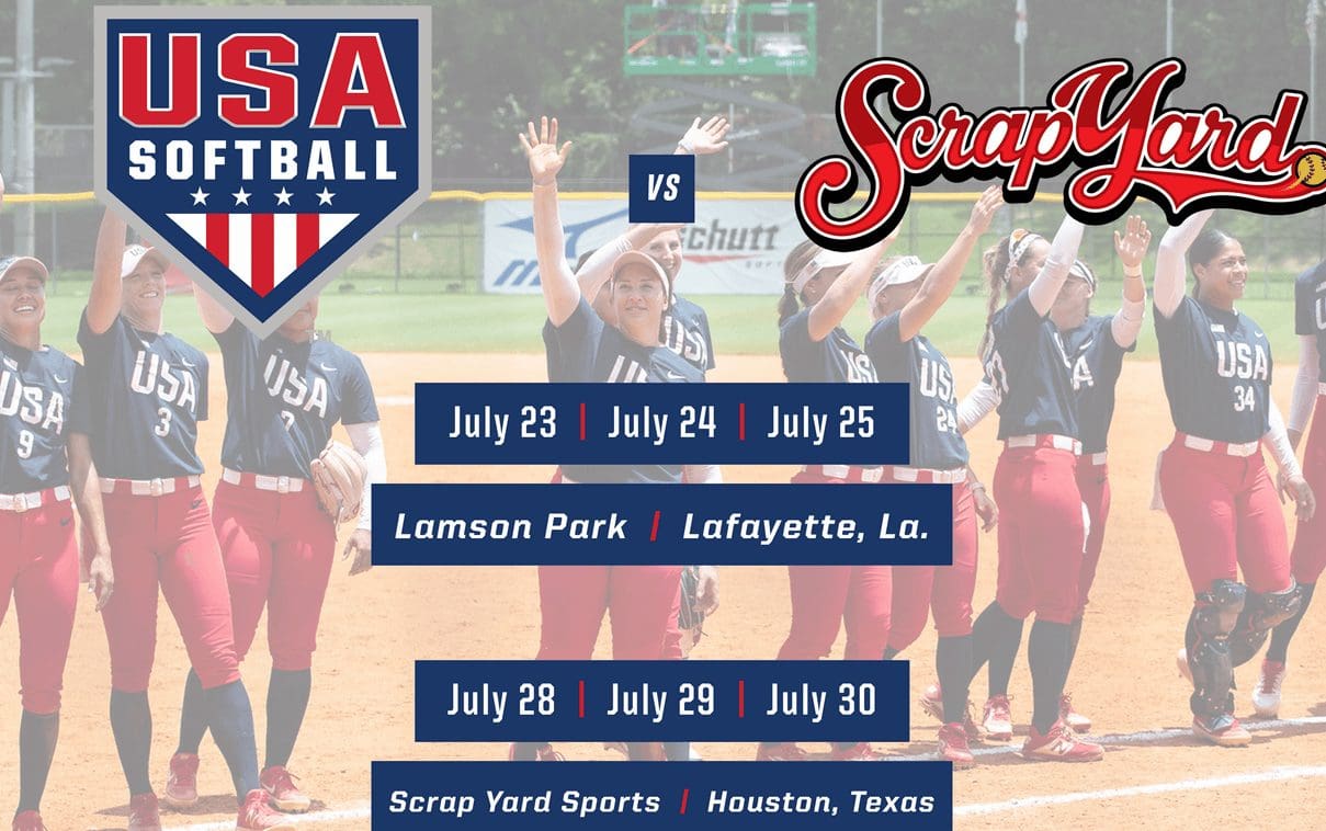 Watch Live TONIGHT: Team USA vs. Scrap Yard Fast Pitch in Game 1 of Six ...